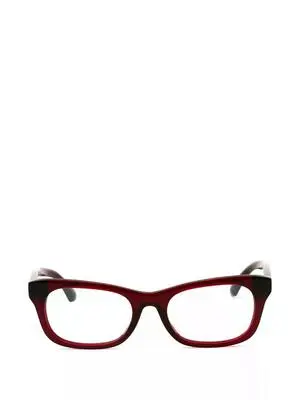 Burberry Rectangle-frame Glasses - Red