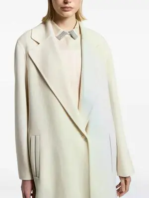 Peserico Notched-lapel Side-slit Coat