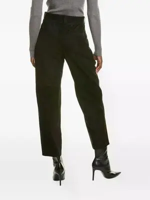 Brunello Cucinelli Pleated Leather Trousers