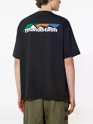 MANASTASH Logo-print T-shirt