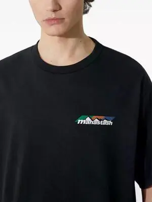 MANASTASH Logo-print T-shirt