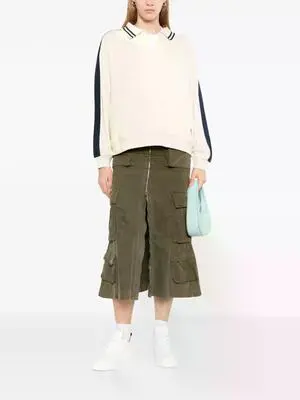 AGNES B. Half-zip Sweatshirt