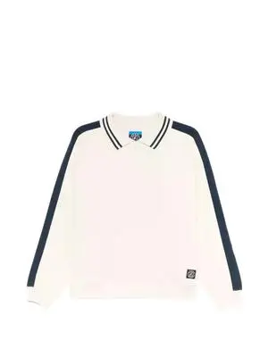 AGNES B. Half-zip Sweatshirt - Neutrals