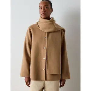 Whistles Double Faced Scarf Coat