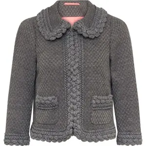 MAISON COMMON Jersey Jacket With Knitted Trim