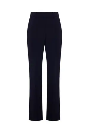 MAISON COMMON Wool Twill Bootleg Pants - Blue