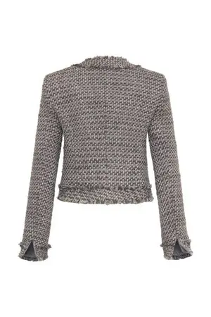 MAISON COMMON Little Tweed Jacket With Fringes