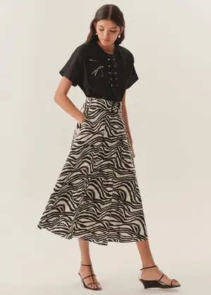 EXQUISE Celeste Cotton Blouse