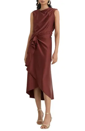 REISS Mabel Ruffled Dress