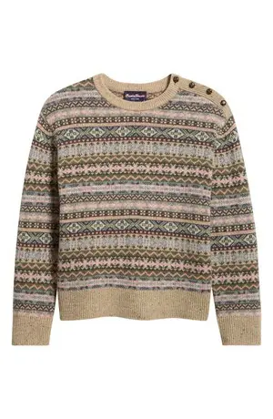 ROWING BLAZERS Fair Isle Donegal Wool Sweater