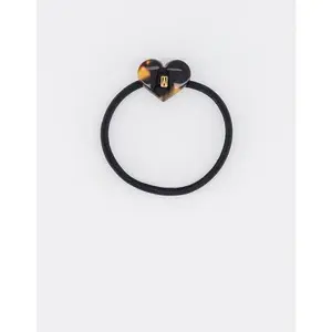 Alexandre De Paris Pantin Heart Acetate Hair Tie - Tortoise