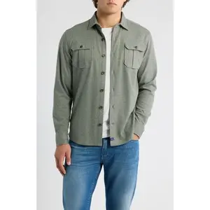 Johnnie-o Sequoia Flannel Lodge Shirt - Forest