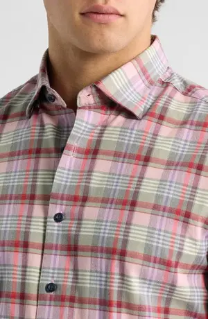 Johnnie-o Rover Plaid Long Sleeve Button-up Shirt