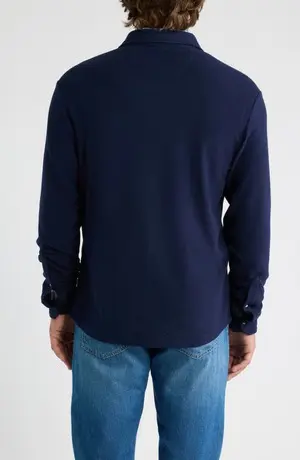 Johnnie-o York Long Sleeve Snap Overshirt