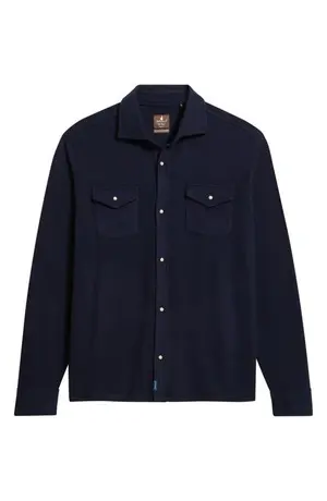 Johnnie-o York Long Sleeve Snap Overshirt