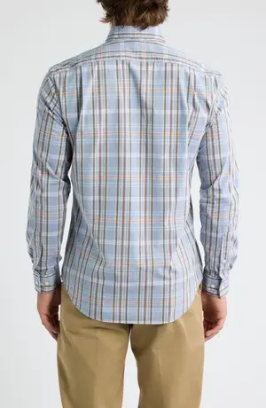 Johnnie-o Potomac Plaid Long Sleeve Button Down Shirt