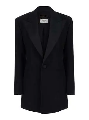 Saint Laurent Tuxedo Jacket Look 49 - Multicolor