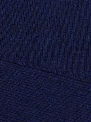 Givenchy Crew Neck Sweater With Padded Collar In Blue For