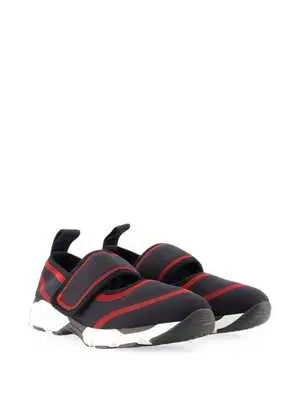 Marni Sneakers With Hook-and-loop Strap And Contrast Stitching