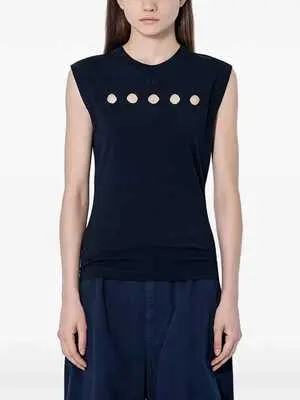 Marni Sleeveless Tank Top With Cut-outs