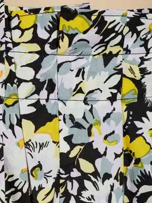 Marni Floral Print Pleated Skirt - Multicolor