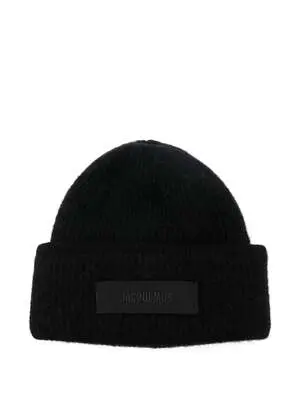 Jacquemus The Grosgrain Beanie - Black
