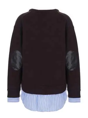 Acne Studios Sweater With High Neck And Long Sleeves In Brown For