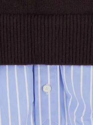 Acne Studios Sweater With High Neck And Long Sleeves In Brown For