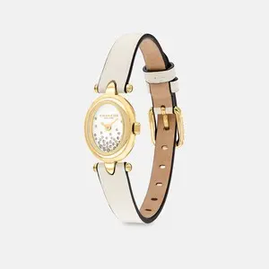 COACH Mini Sammy Watch, 18mm X 22.5mm - Chalk