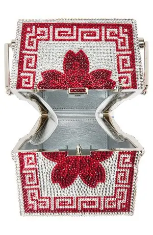 Judith Leiber Jl's Take Out Box Crystal Evening Bag