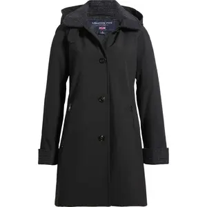 London Fog Water Resistant A-line Raincoat