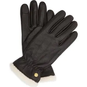 Barbour Bainford Leather Gloves - Brown