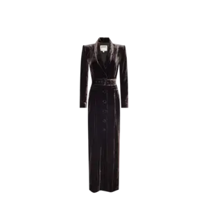 L'Agence Raini Velvet Maxi Dress