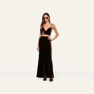 L'Agence Aislin Velvet Bralette