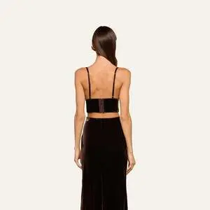 L'Agence Aislin Velvet Bralette
