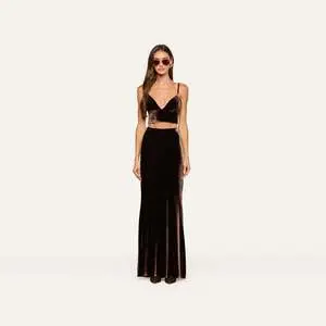 L'Agence Aislin Velvet Bralette