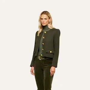 L'Agence Zell Tweed Jacket
