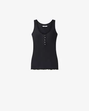 Isabel Marant Étoile Helma Silk Tank Top - Black
