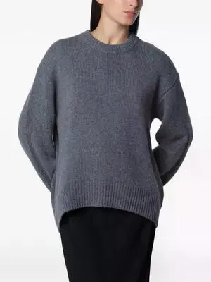 LISA YANG Noor Ribbed-trim Sweater - Grey