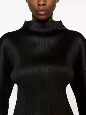 Issey Miyake Plissé-effect Batwing-sleeve Top
