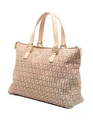 Fendi 2000-2010 Zucchino Canvas Tote Bag