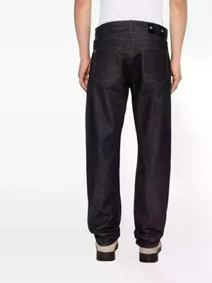 Stone Island Logo-patch Straight-leg Jeans