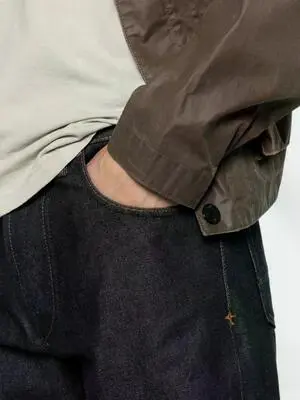 Stone Island Logo-patch Straight-leg Jeans