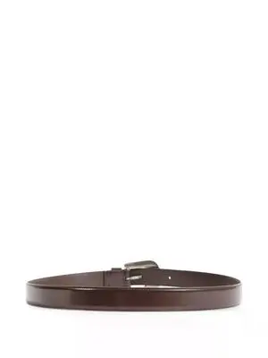 Valentino Garavani Vlogo Signature Malachite-embellished Belt - Brown