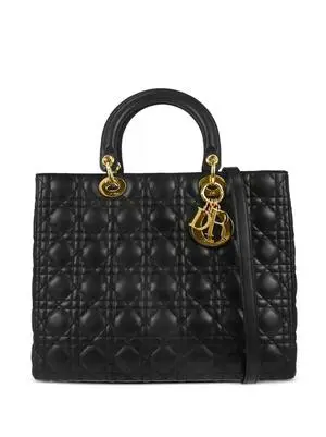 Dior 2000 Large Lady Cannage Tote Bag