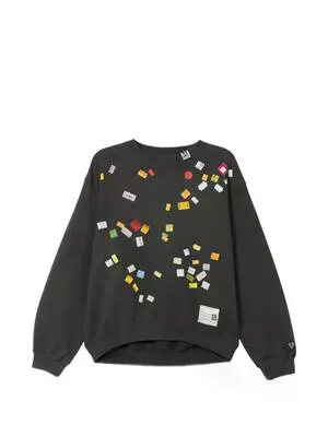 Mihara Yasuhiro Price Tag Sticker-printed Sweater