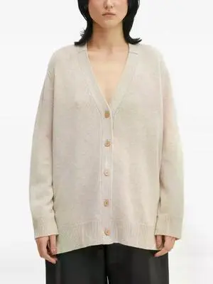 Maison Kitsuné V-neck Button-up Cardigan - Neutrals