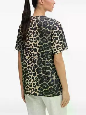 P.E Nation Heritage Animal-print Short-sleeved T-shirt
