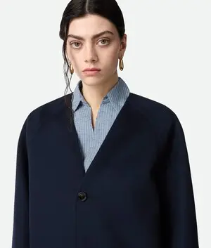 Bottega Veneta Light Wool And Cashmere Coat