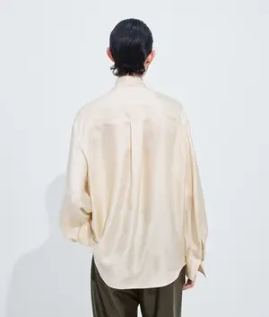 Bottega Veneta Viscose Twill Blouse - Prosecco